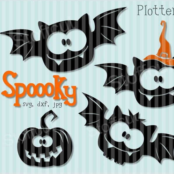 Plottervorlage Spoooky die Fledermaus – StoffCut