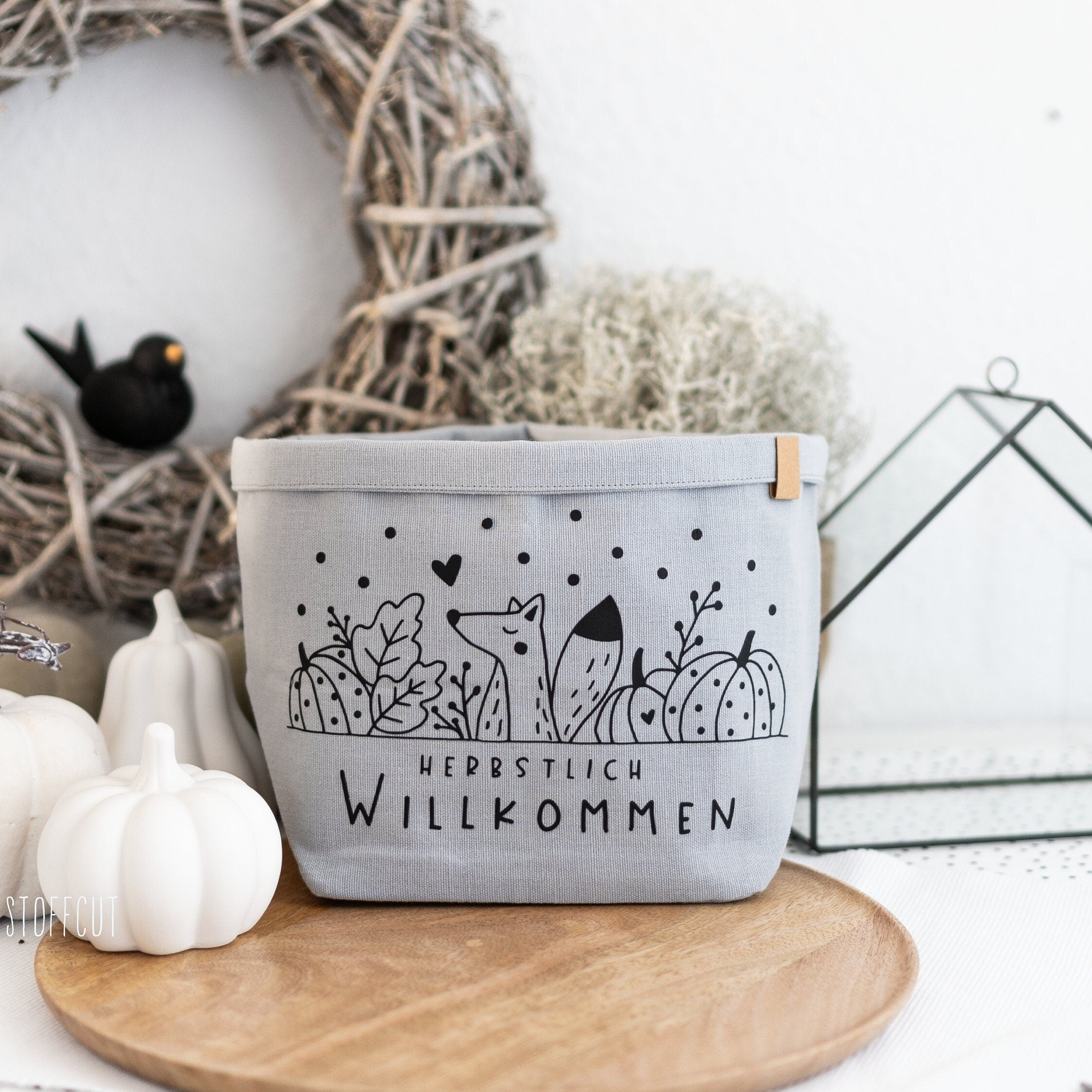 Plottervorlage Herbst Fuchs SVG, DXF – StoffCut